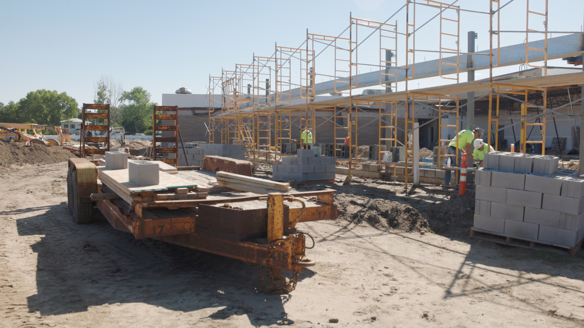 Lowell Area Schools, Construction Tour | Owen Ames Kimball