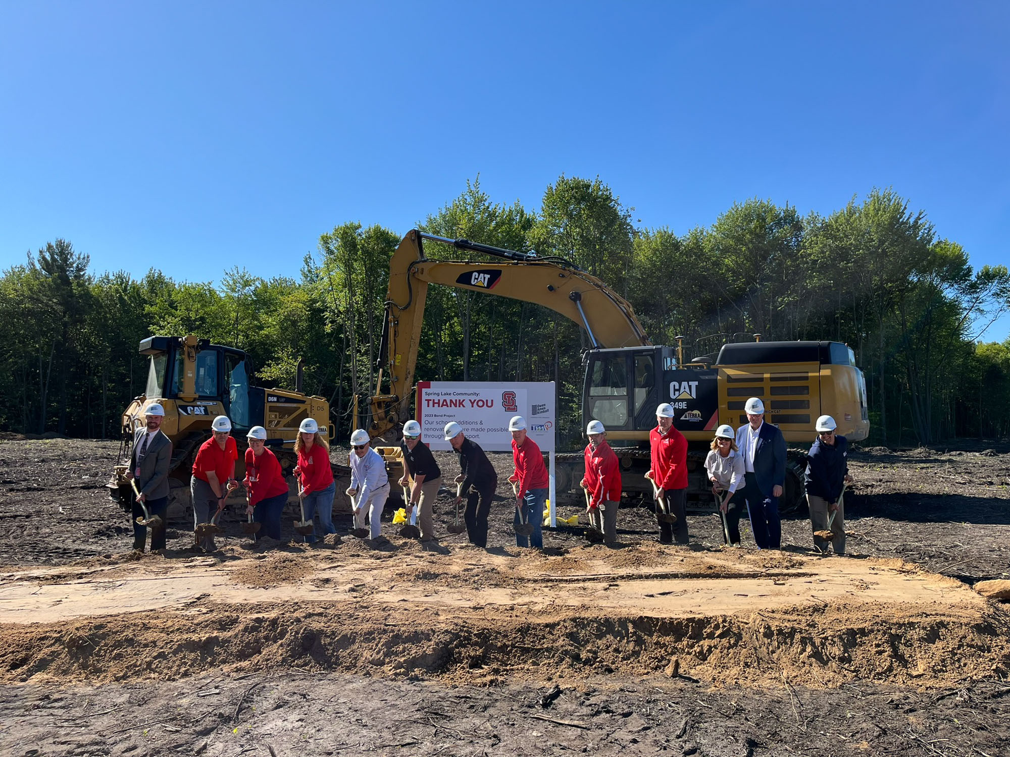 Construction at Spring Lake High School has… | Owen Ames Kimball