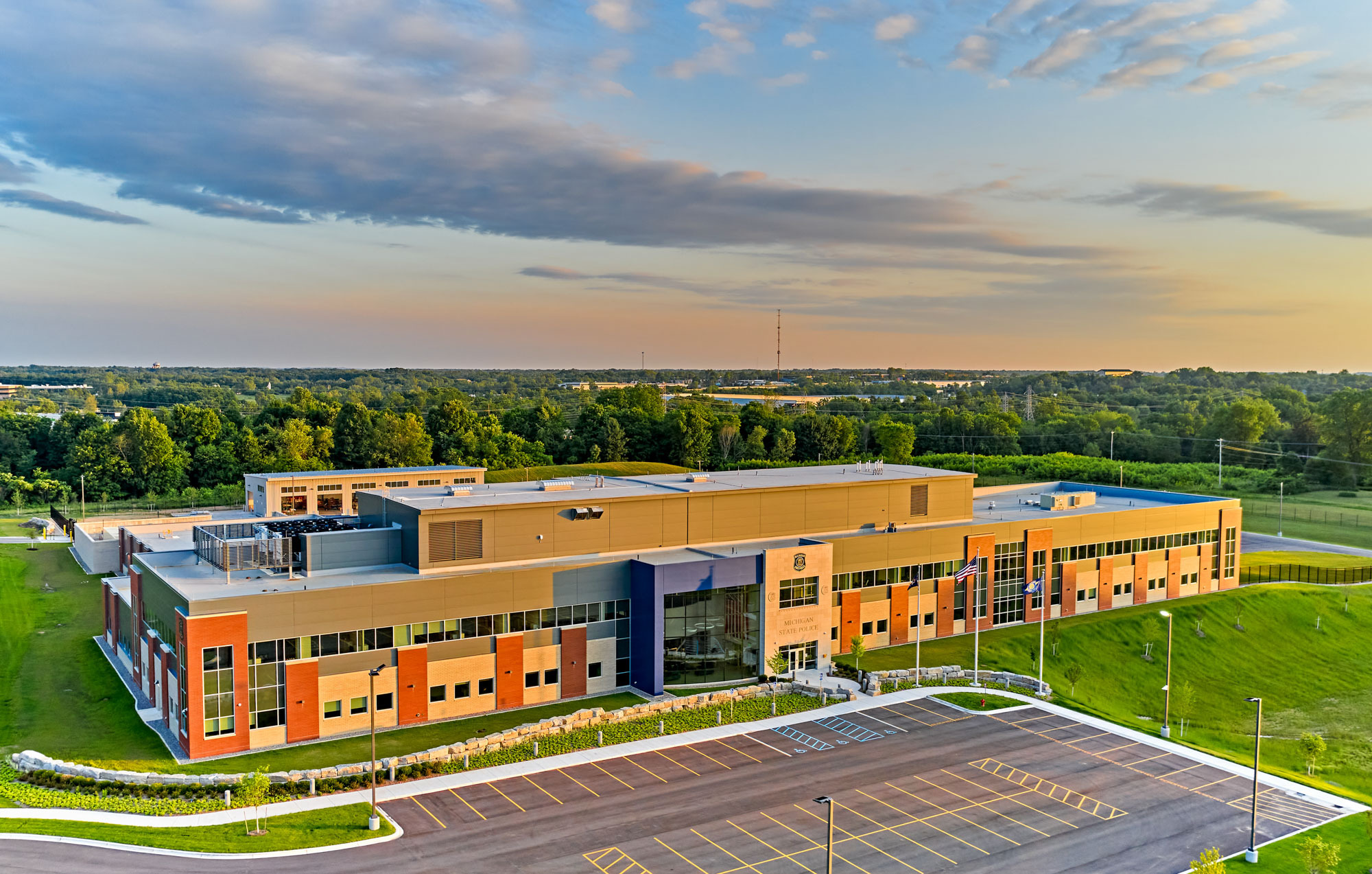 Michigan State Police New Headquarters in Grand… | Owen Ames Kimball