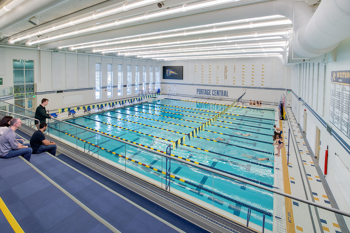 Portage Central Natatorium | Owen Ames Kimball